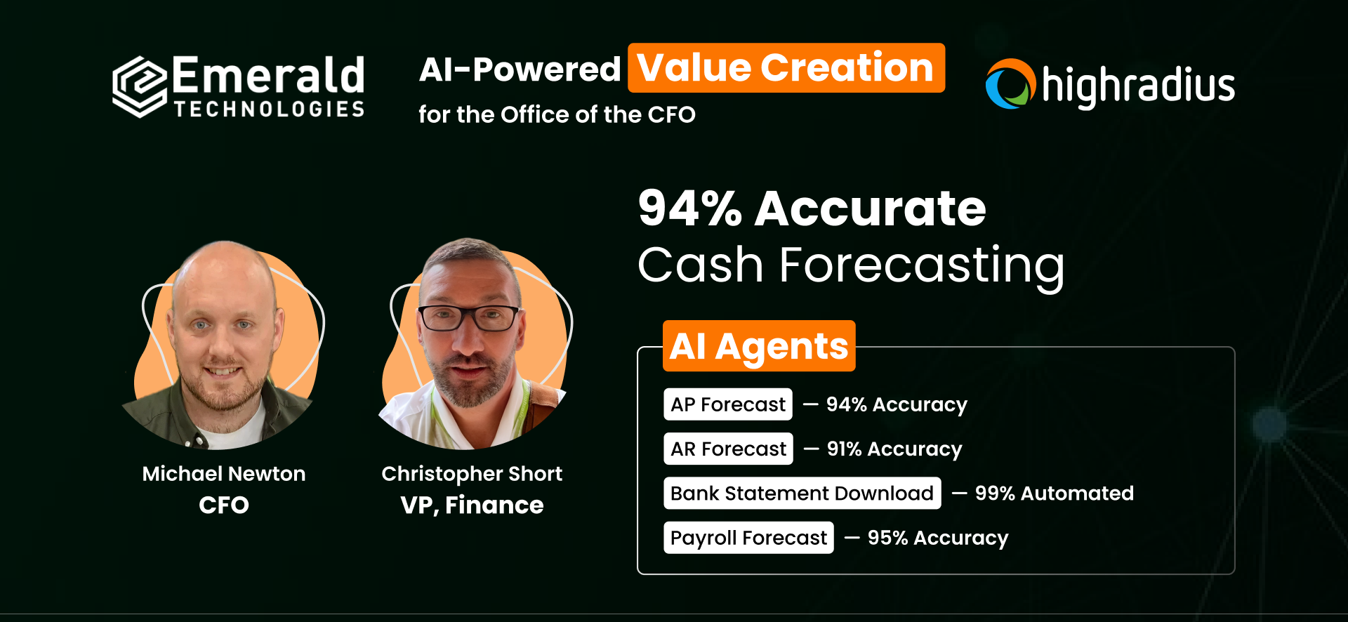 Emerald Technologies | 85% Productivity Boost | HighRadius